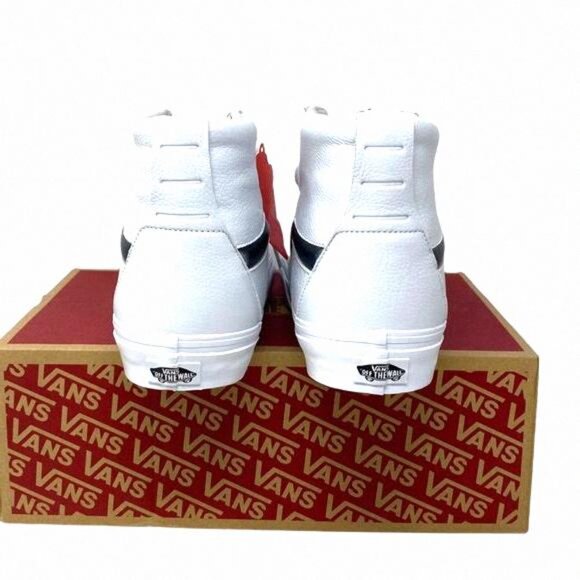 Vans | Shoes | Vans Sk8hi Xl Shoes Big Mood Leather White Mens ...